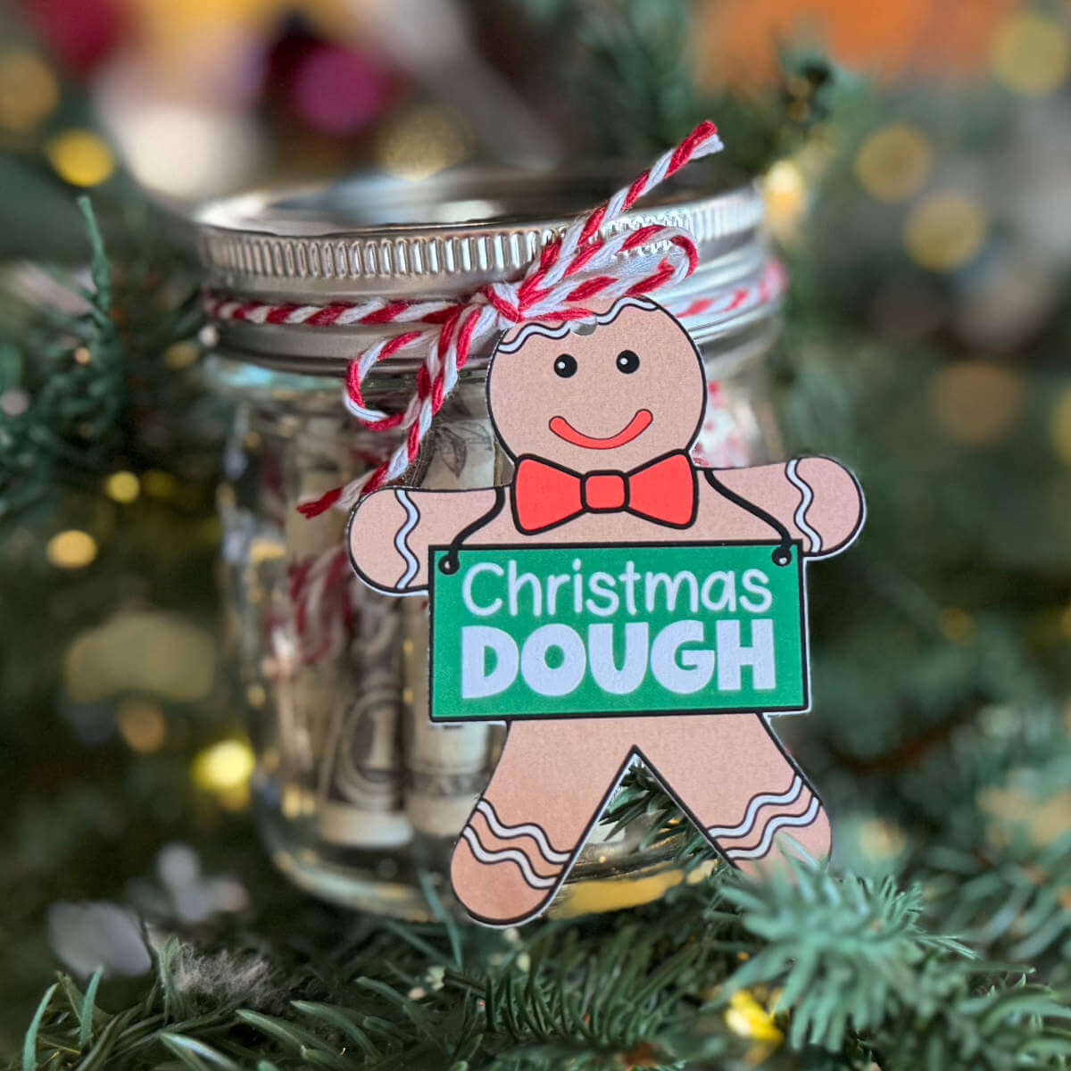 Printable Christmas Dough Gingerbread Man Tags and Bag Toppers (PDF ...