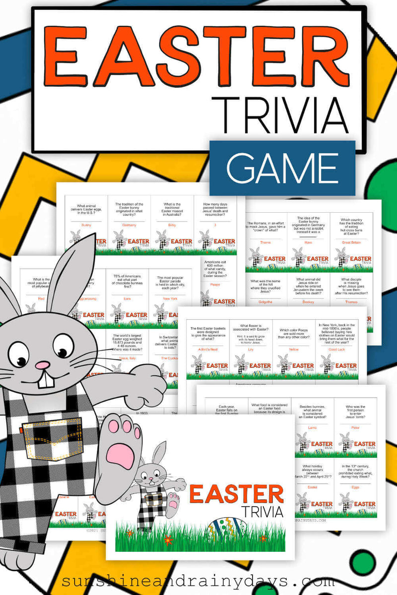 Easter Trivia Game – Sunshine And Rainy Days