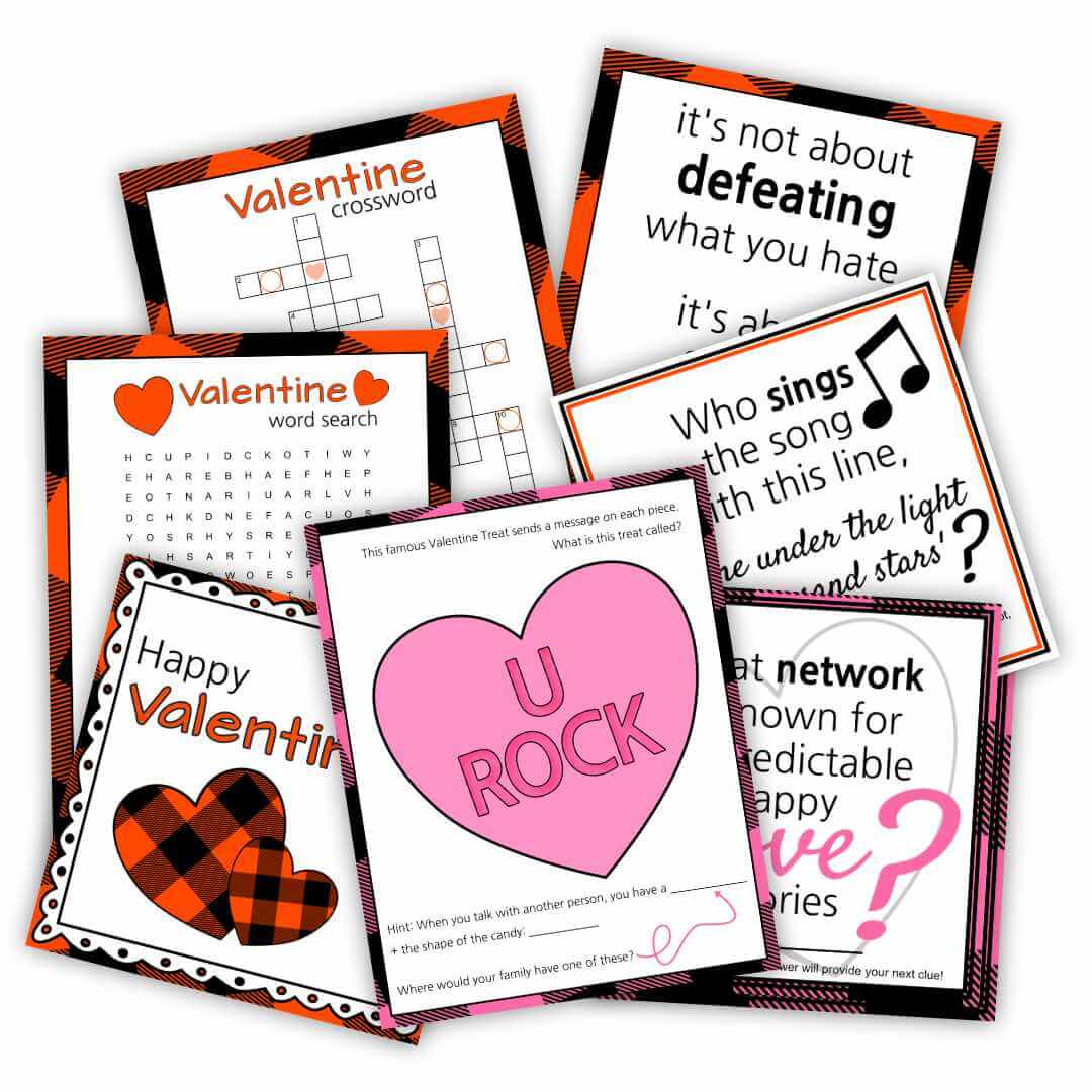 Valentine Adventure For Teens (PDF) – Sunshine And Rainy Days