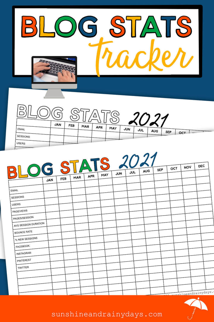 Blog Stats Tracker – Sunshine And Rainy Days
