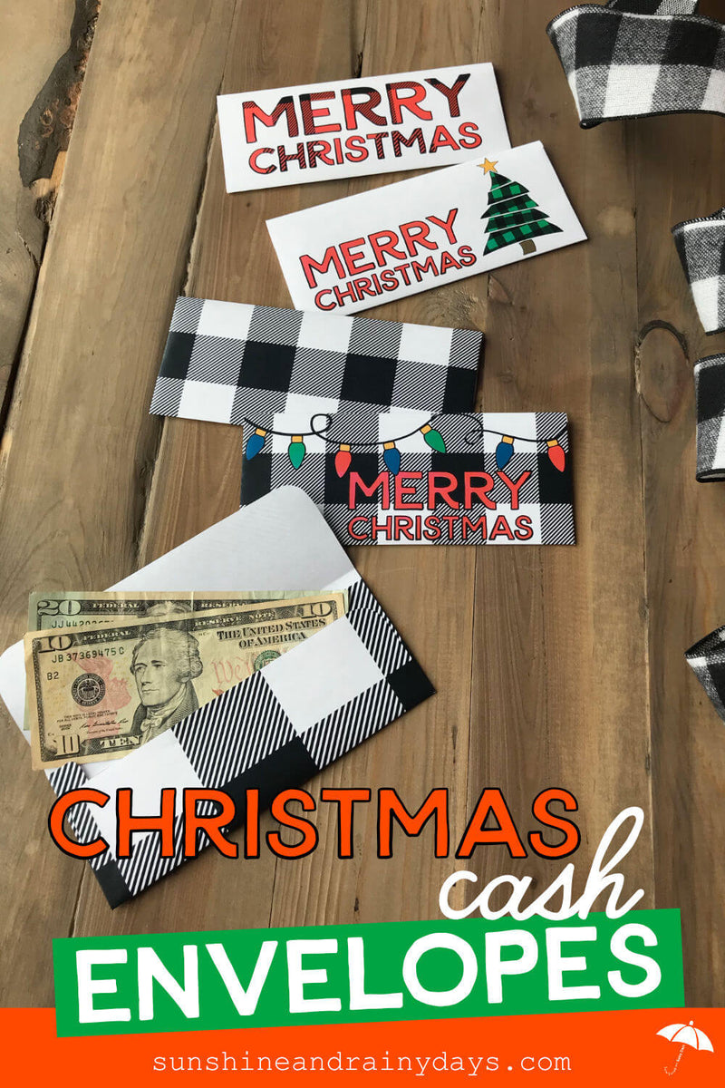 Christmas Cash Envelopes (PDF) – Sunshine And Rainy Days