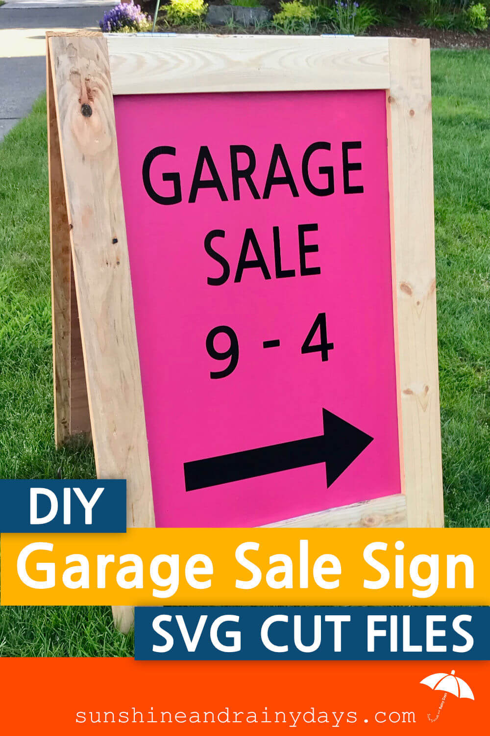 Garage Sale Sign (SVG Cut File) – Sunshine And Rainy Days