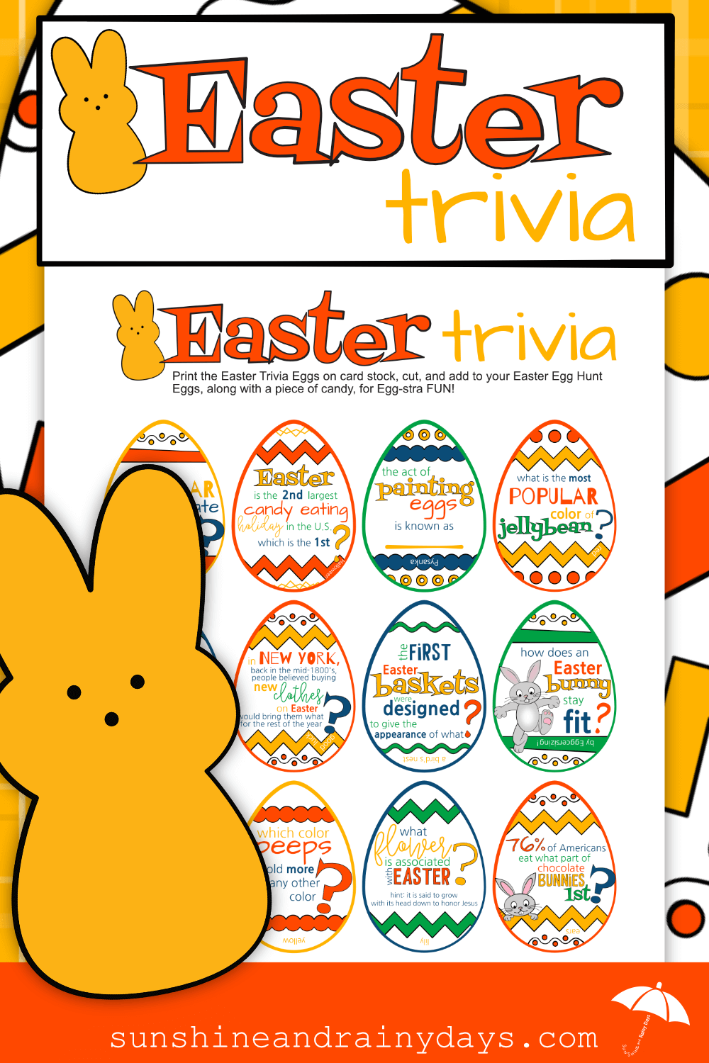 Easter Trivia - PDF – Sunshine And Rainy Days