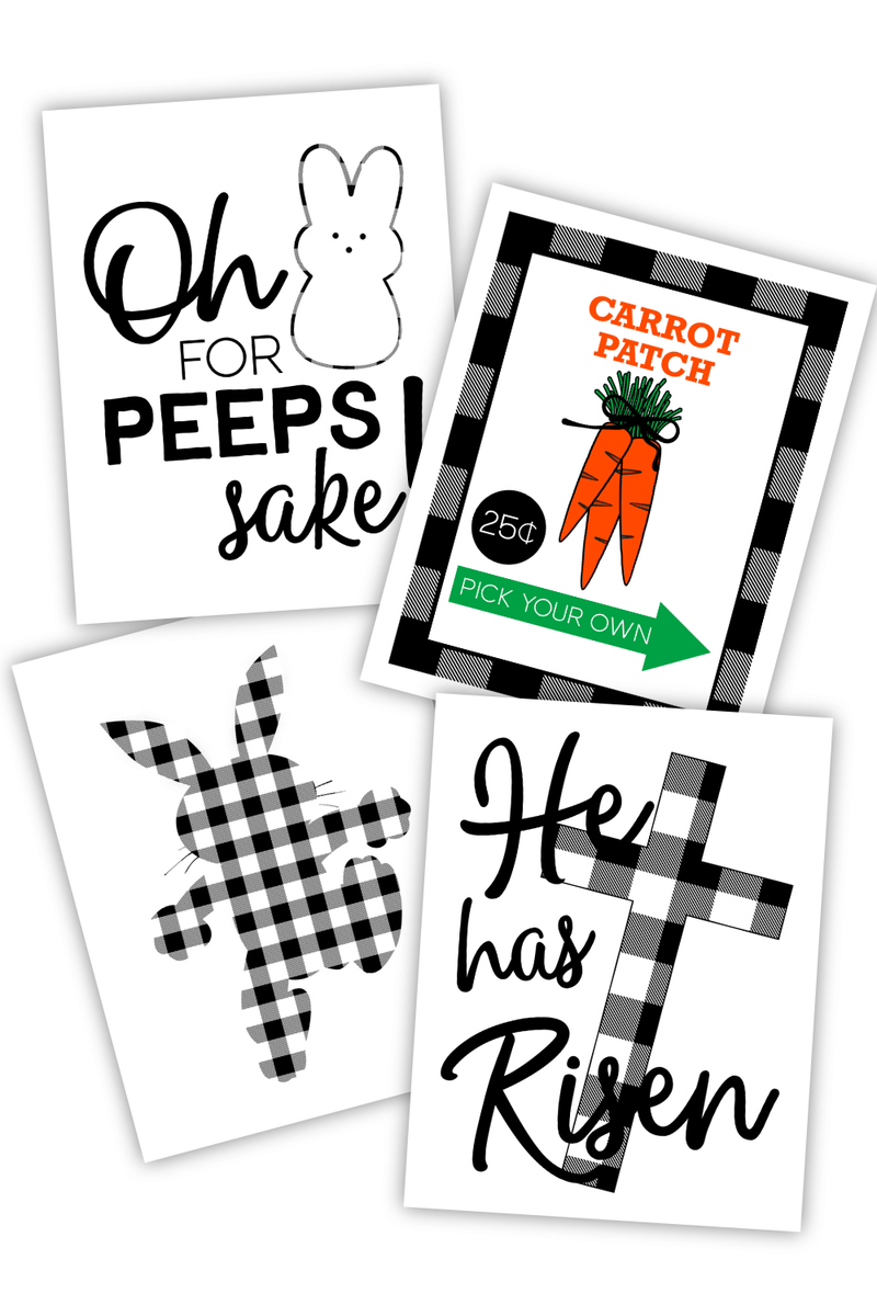 Farmhouse Easter Signs (PDF) – Sunshine And Rainy Days