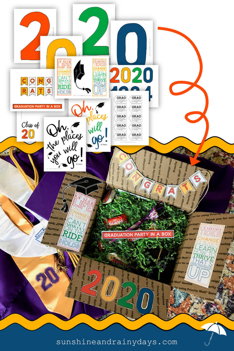 Graduation Party In A Box (PDF) – Sunshine And Rainy Days