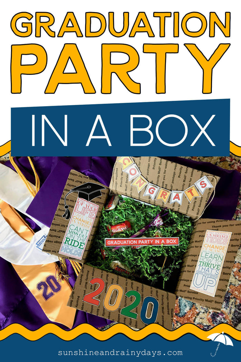 Graduation Party In A Box (PDF) – Sunshine And Rainy Days