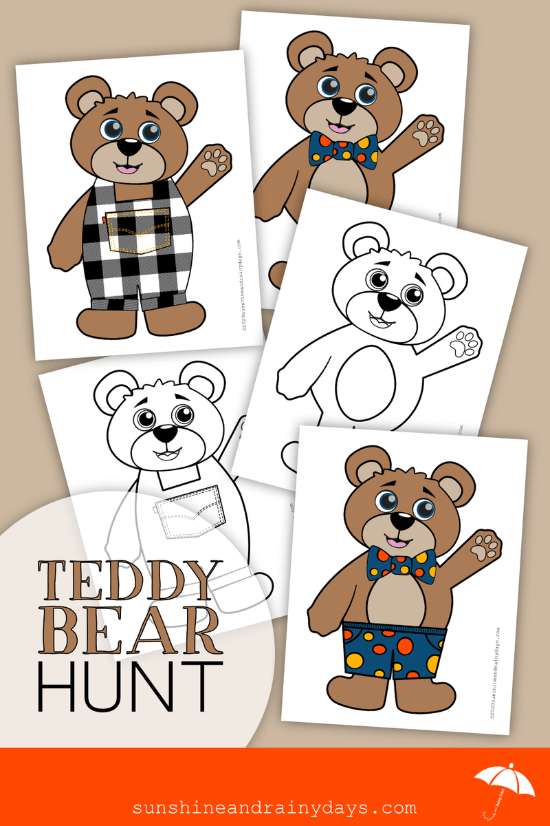 Teddy Bear Hunt From The Road (PDF) – Sunshine And Rainy Days